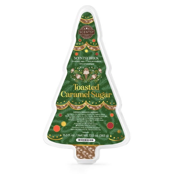 Scentsy | Accents | Scentsy Toasted Caramel Sugar Brick Christmas Tree ...